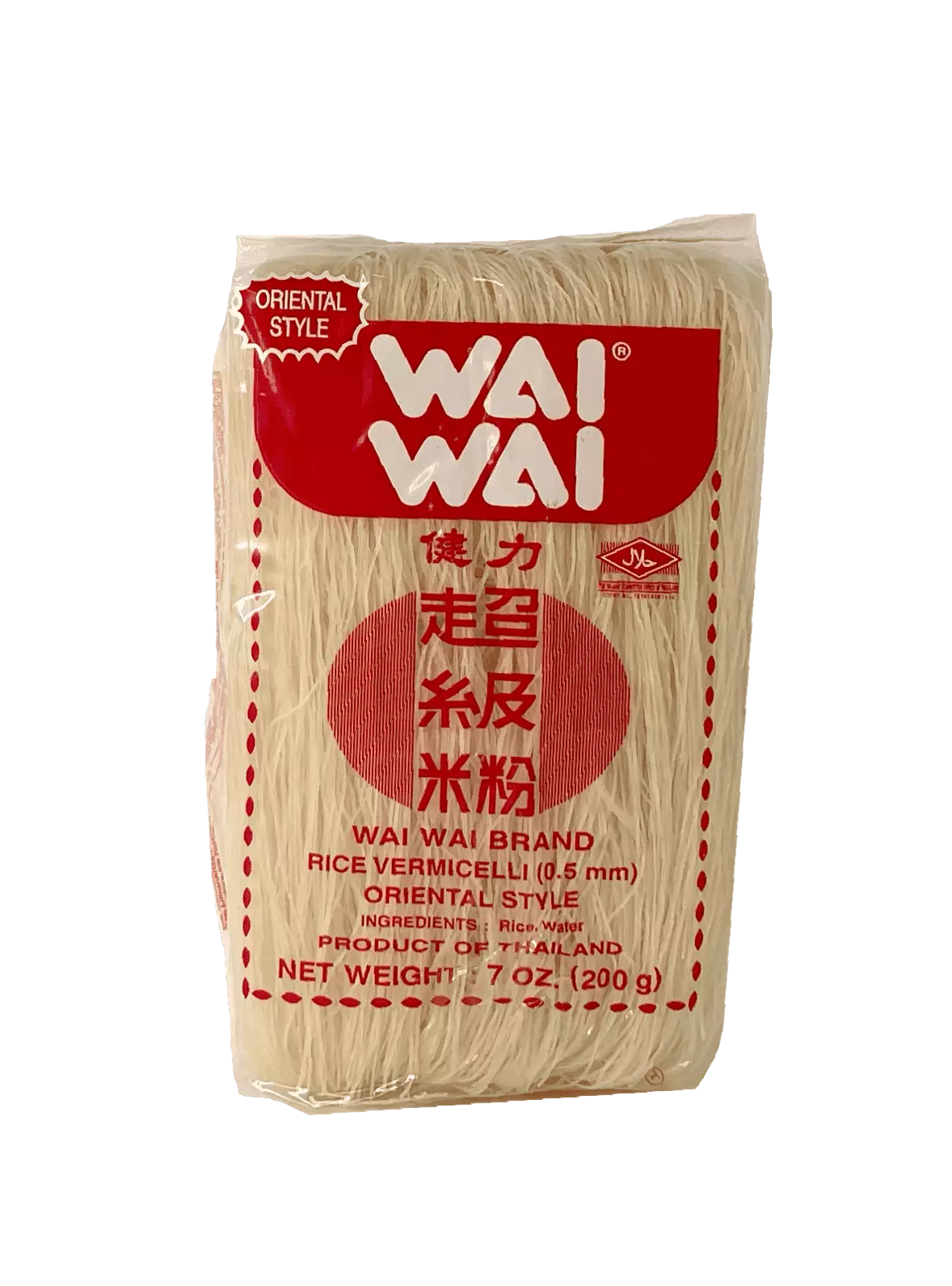 Rice Vermicelli Oriental Style Noodle 200g Wai Wai Thailand