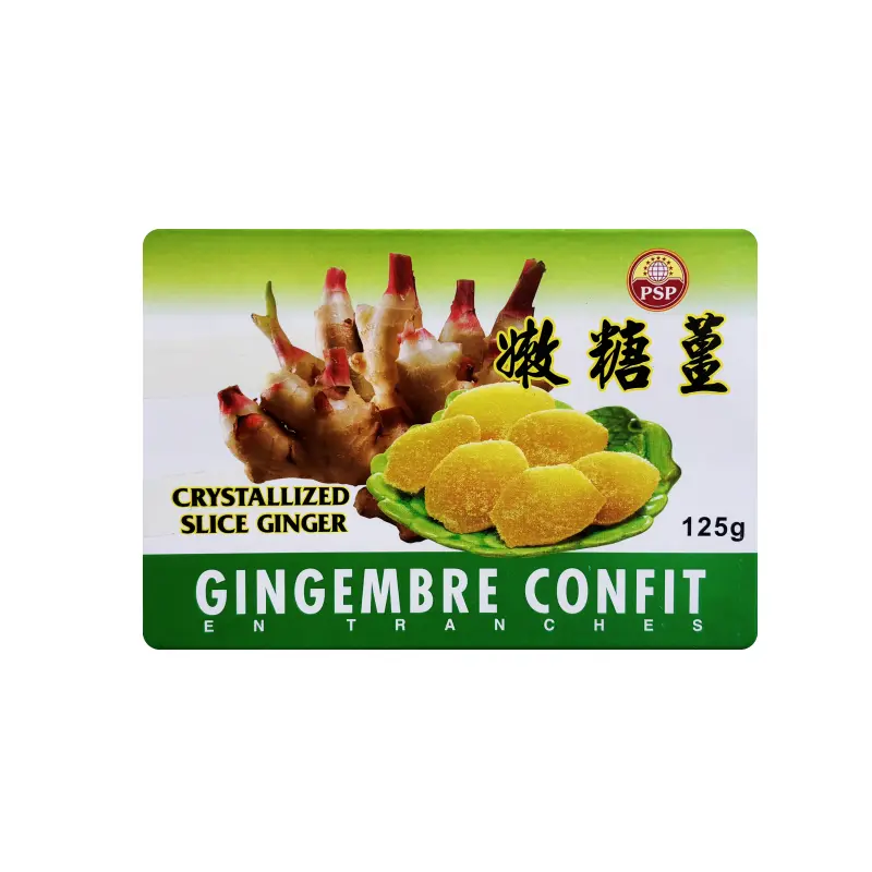 Ginger Slices Candied 125g PSP China
