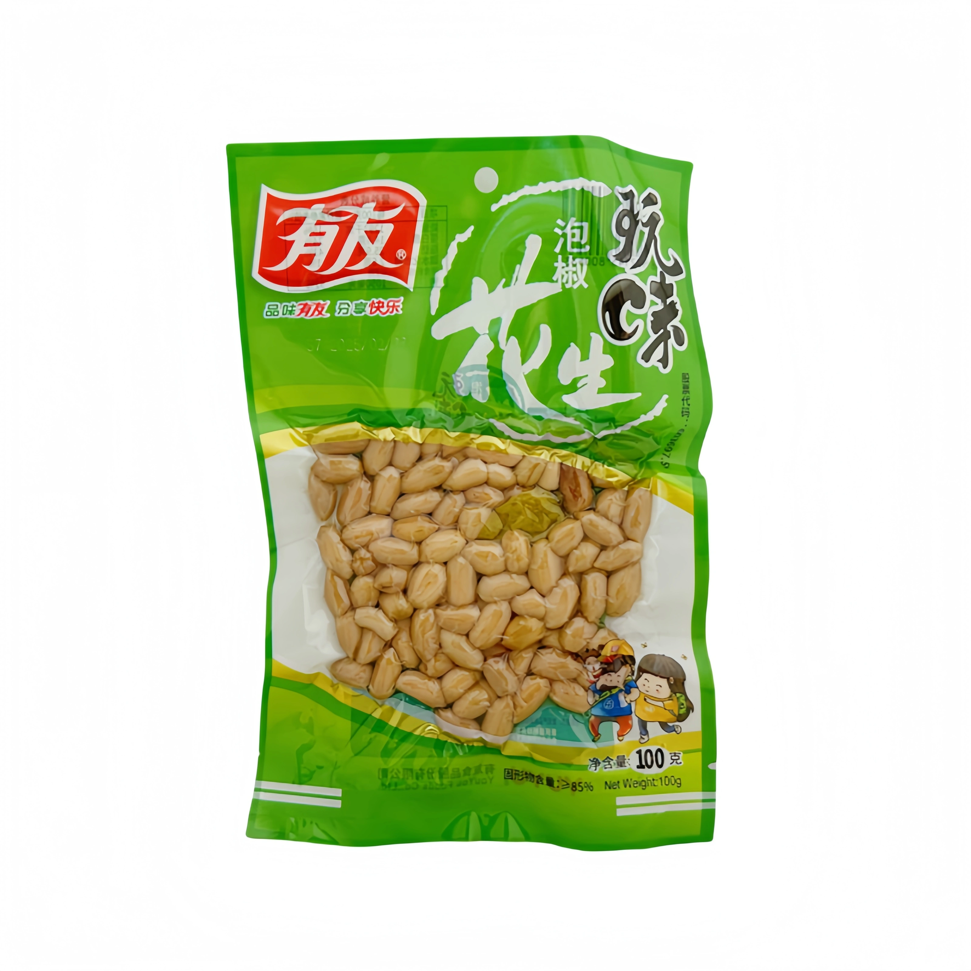 Jordnötter Med Inlagd Chili 100g YouYou Kina