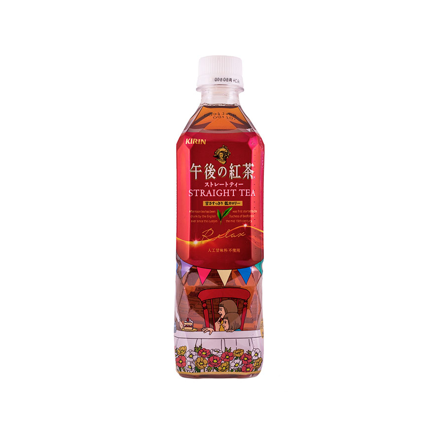 Drink Afternoon Straight Tea 500ml Kirin Japan