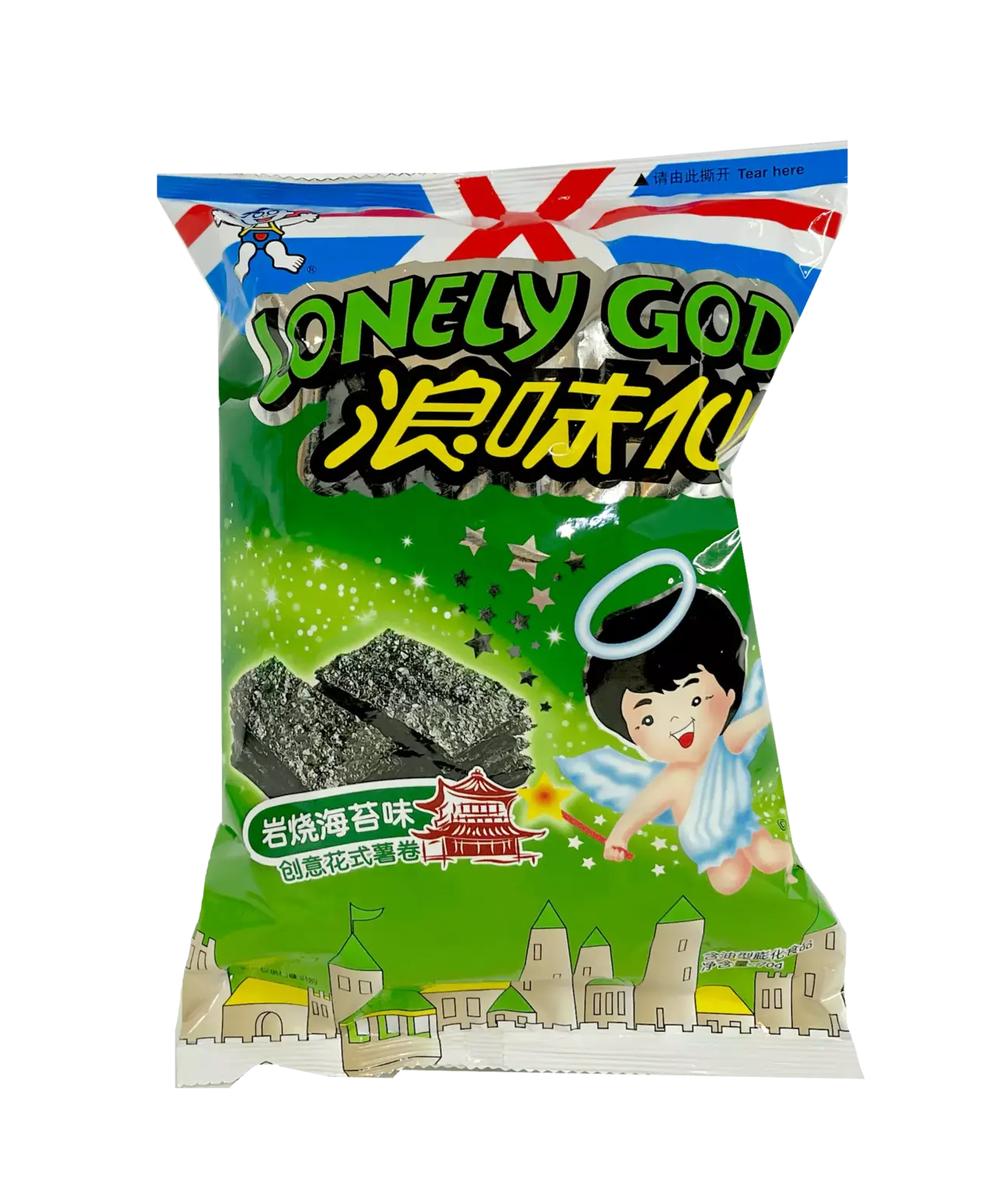 Snacks Med Sjögräs Smak 42g Lonely God Want Want Taiwan