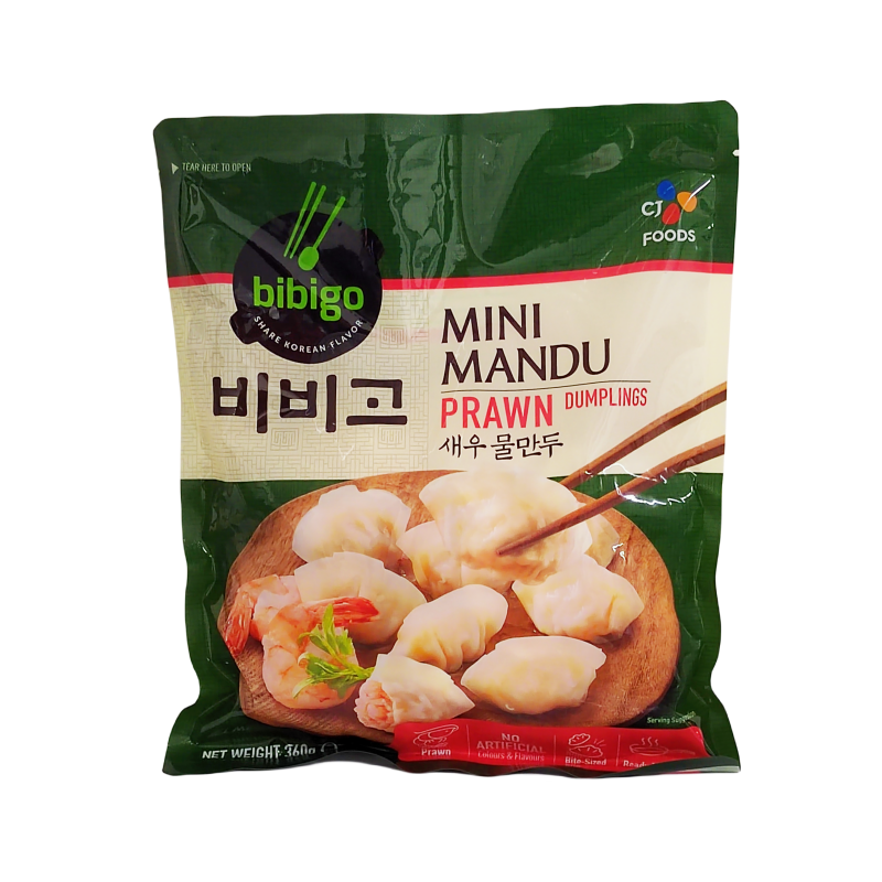 Mini Mandu Prawns/Vegetables Frozen 360g Bibigo Korea