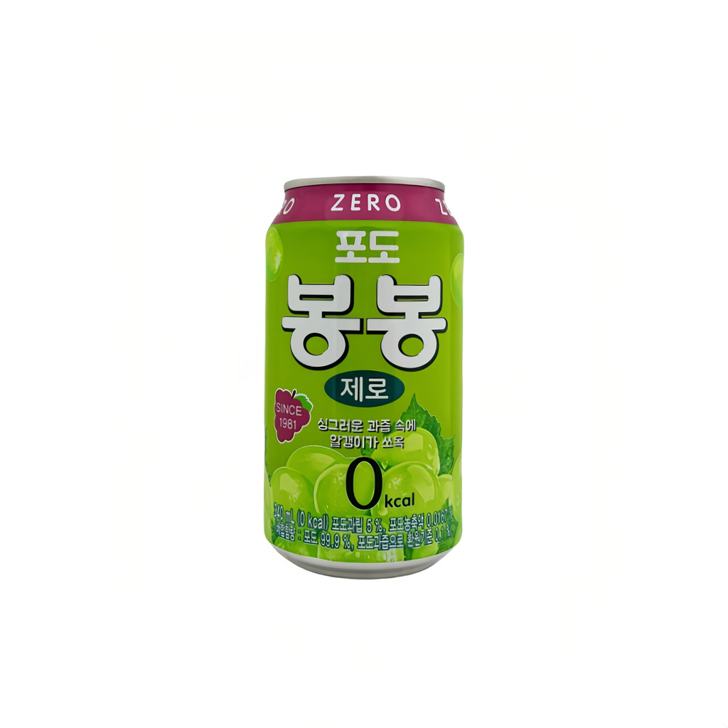 Drink With Grape Flavor 340ml Haitai BonBon Korean