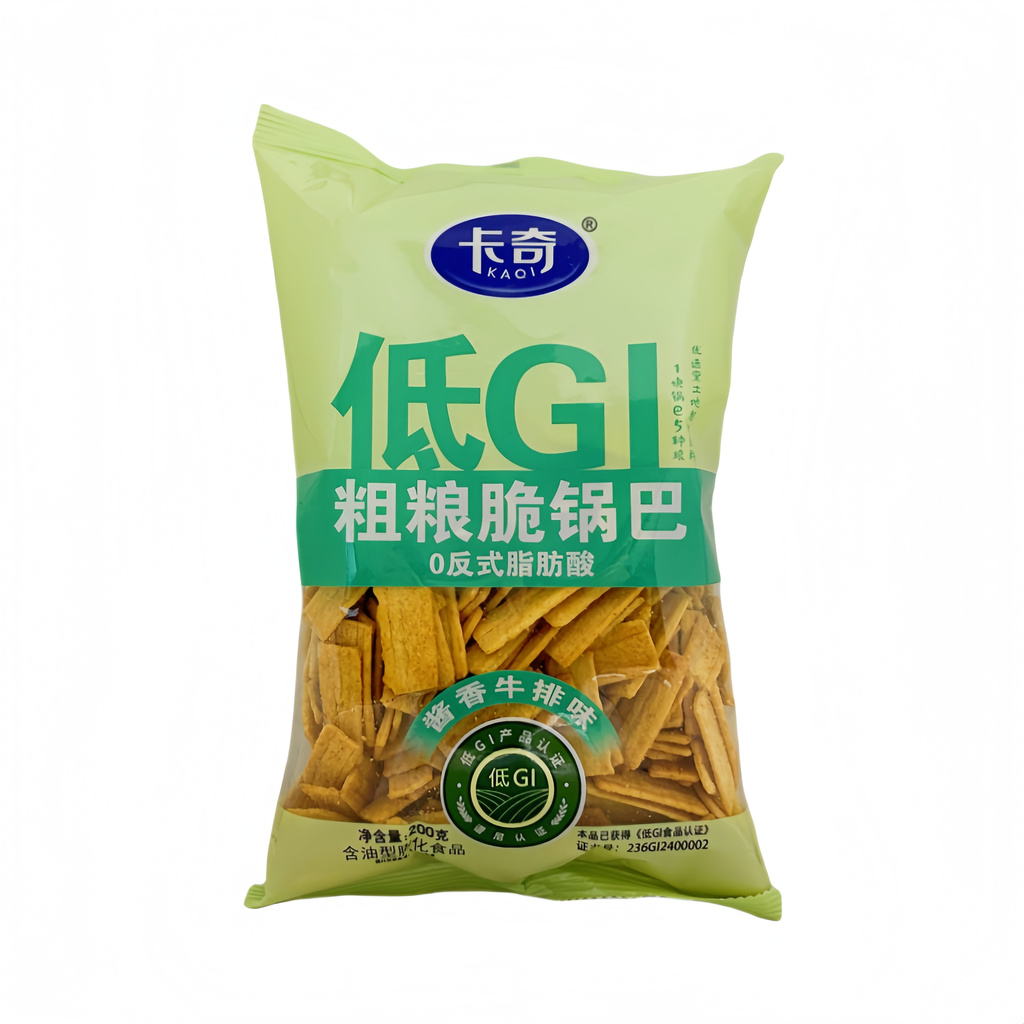 Snacks Crispy With Beef Flavor Guo Ba 200g Kaqi China