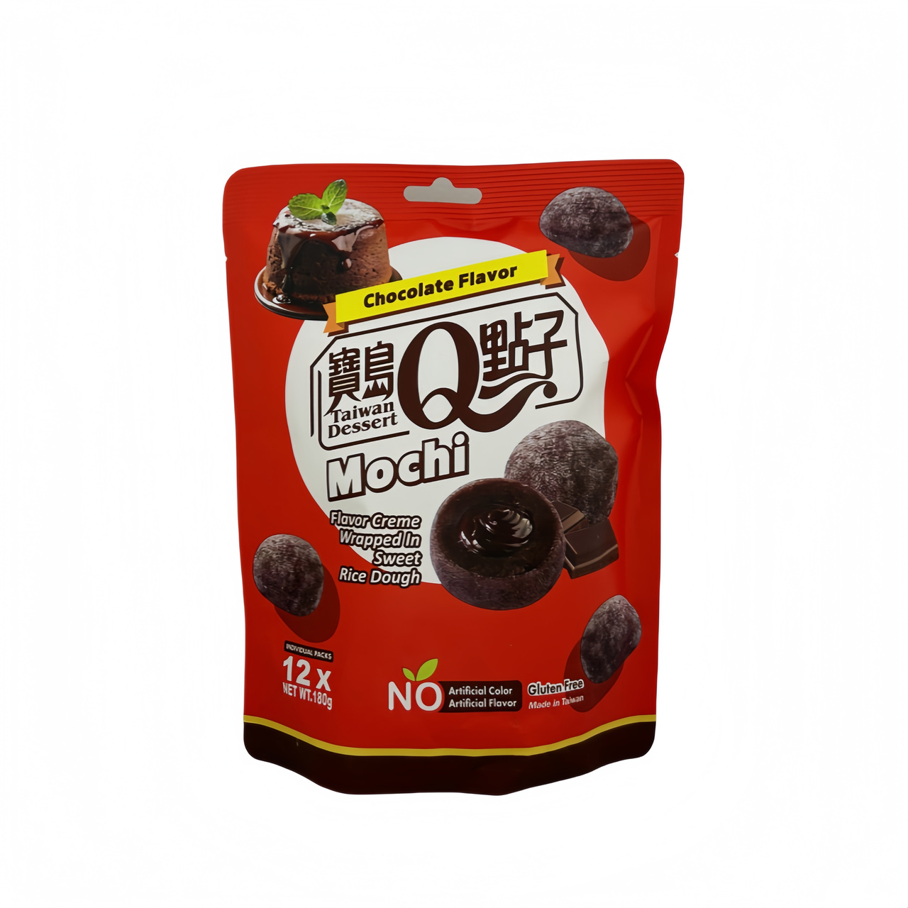 Mochi Med Chocklad Fyllning 180g Q Taiwan