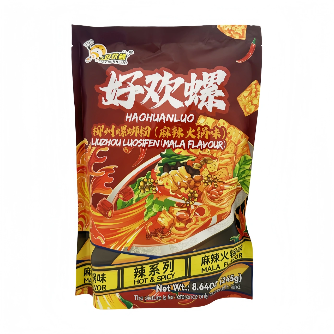 Instant Noodles Mala 245g Hao Huan Luo China